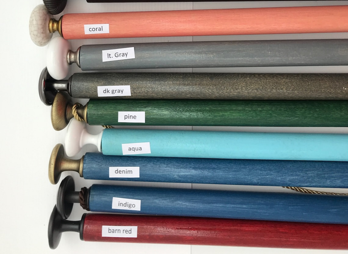 29 48 Stained Hanging Rod for Quilt Tapestry - Etsy