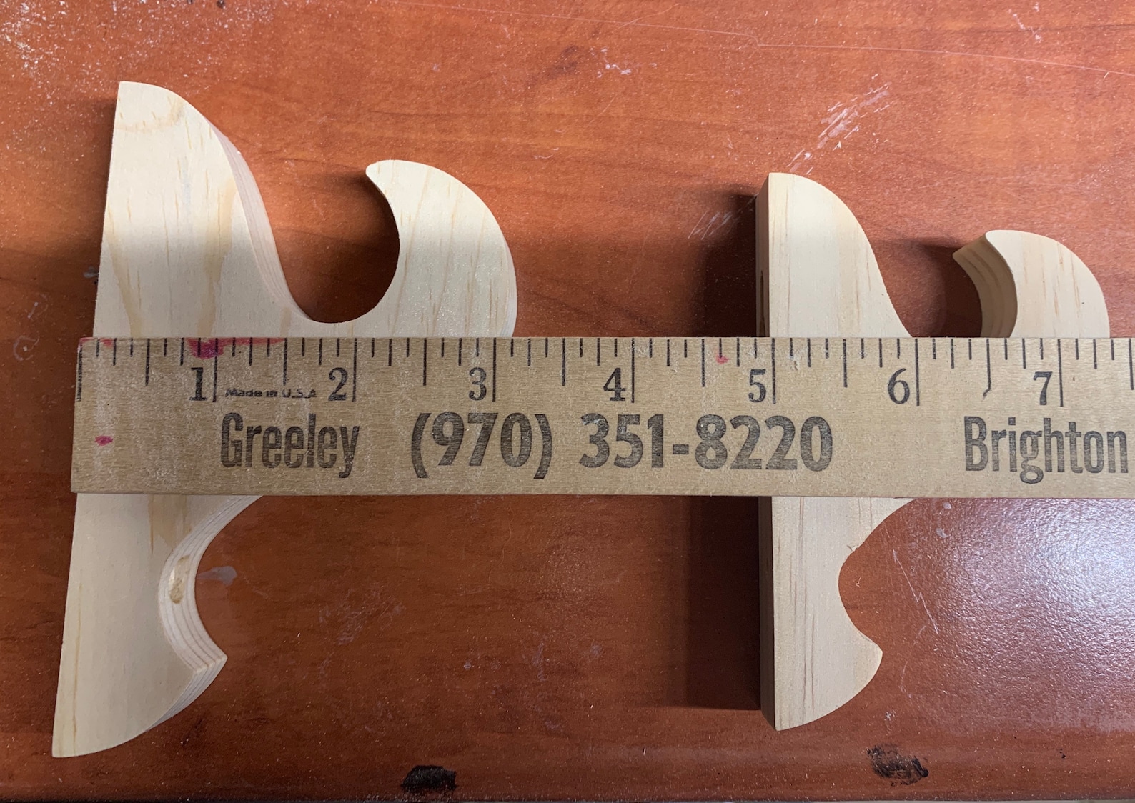 Wooden Wall Bracket for Hanging Dowel Wall-hanging Rod - Etsy