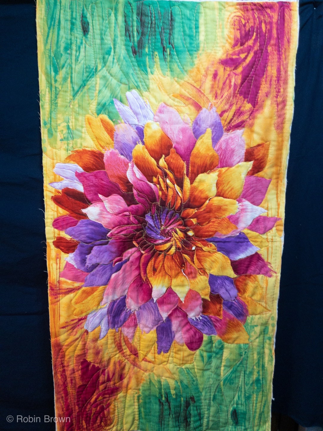Floral Quilted Wall-hanging Banner - Etsy