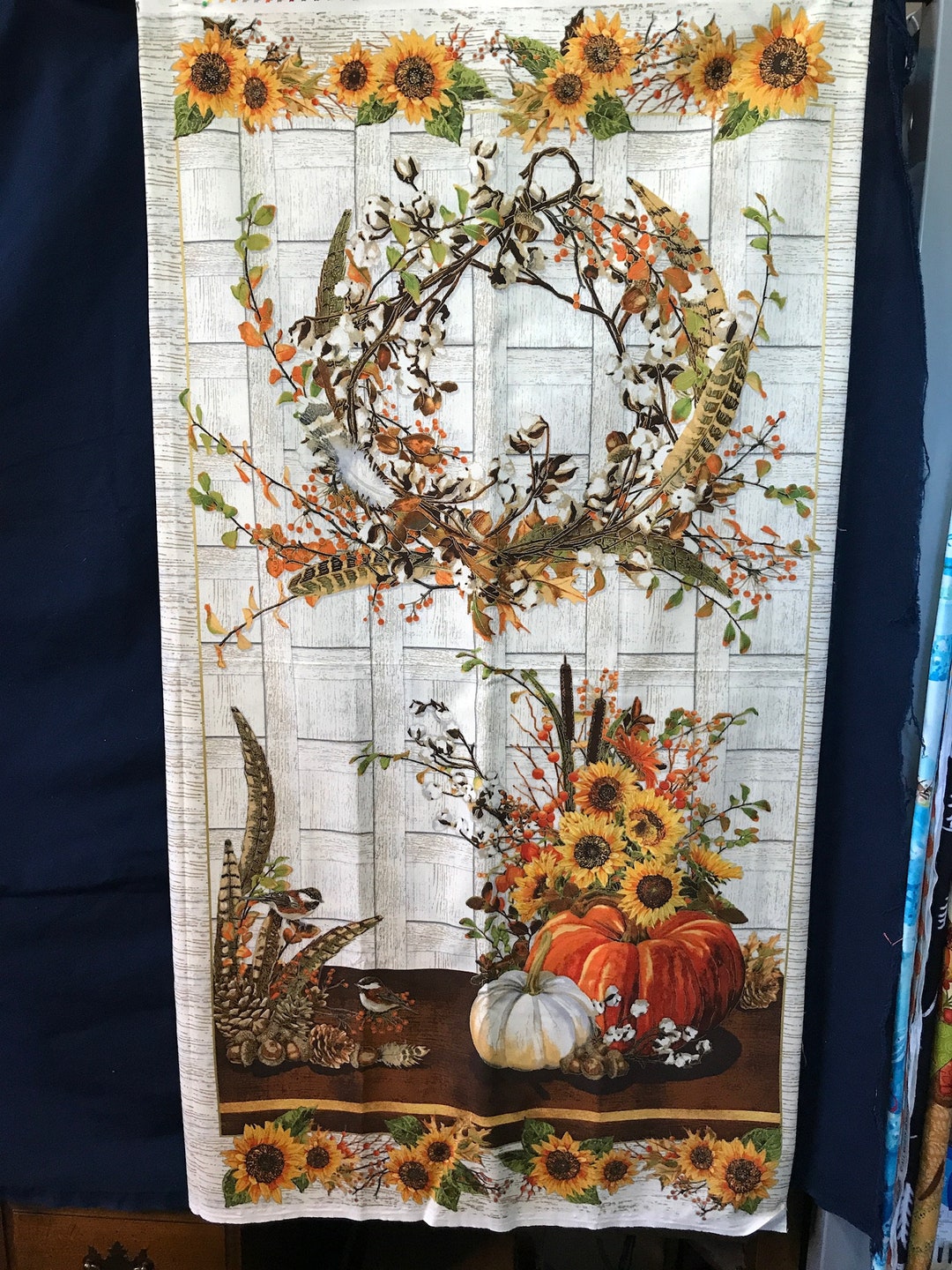 Holiday Banner Bundle - Thanksgiving and Christmas Quilted Wall-hanging ...