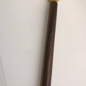 30"-48" Walnut Wood Hanging Rod for Embroidery, Quilt, Tapestry, Banner ...