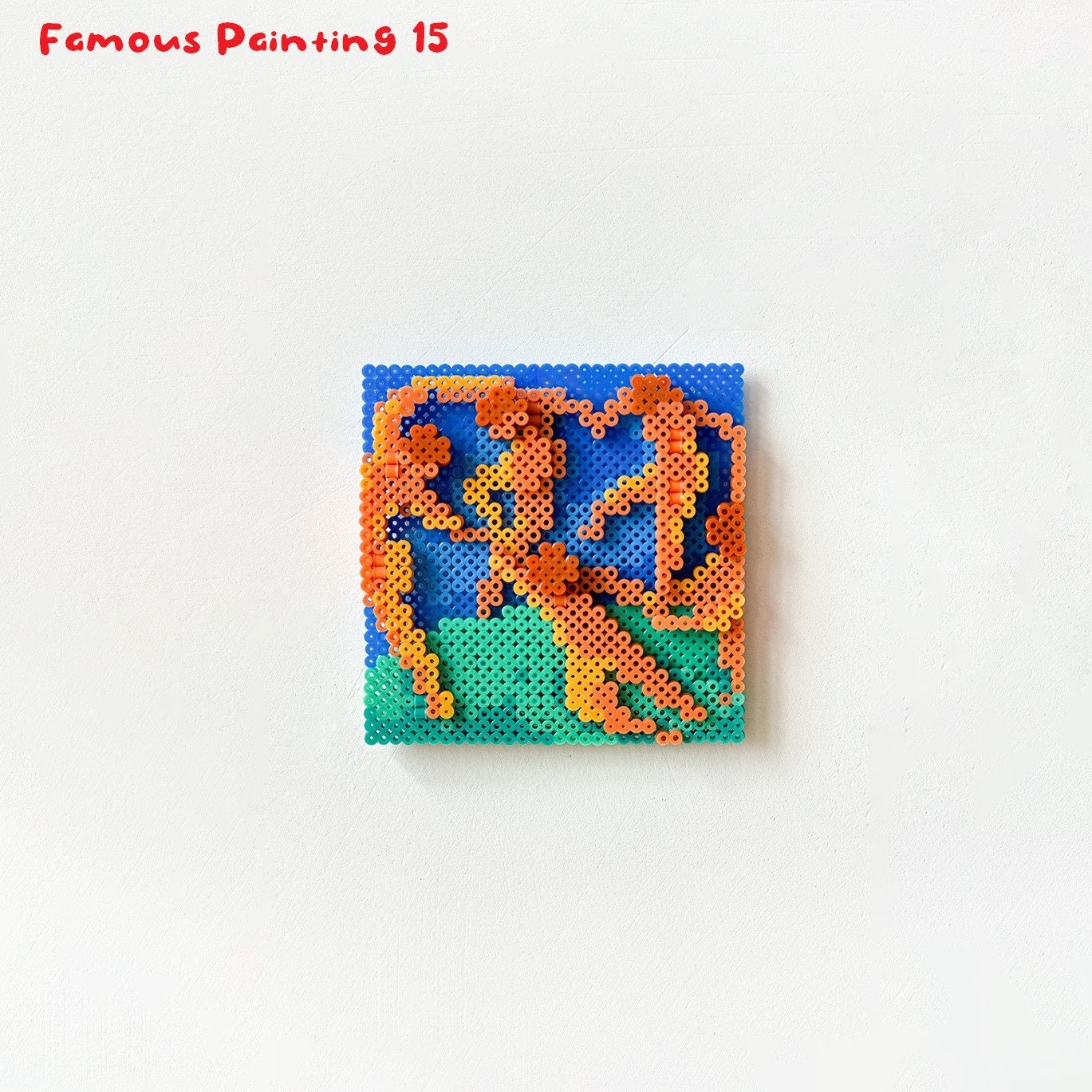 3D Perler Kit Set Famous Painting With Tutorial perler - Etsy