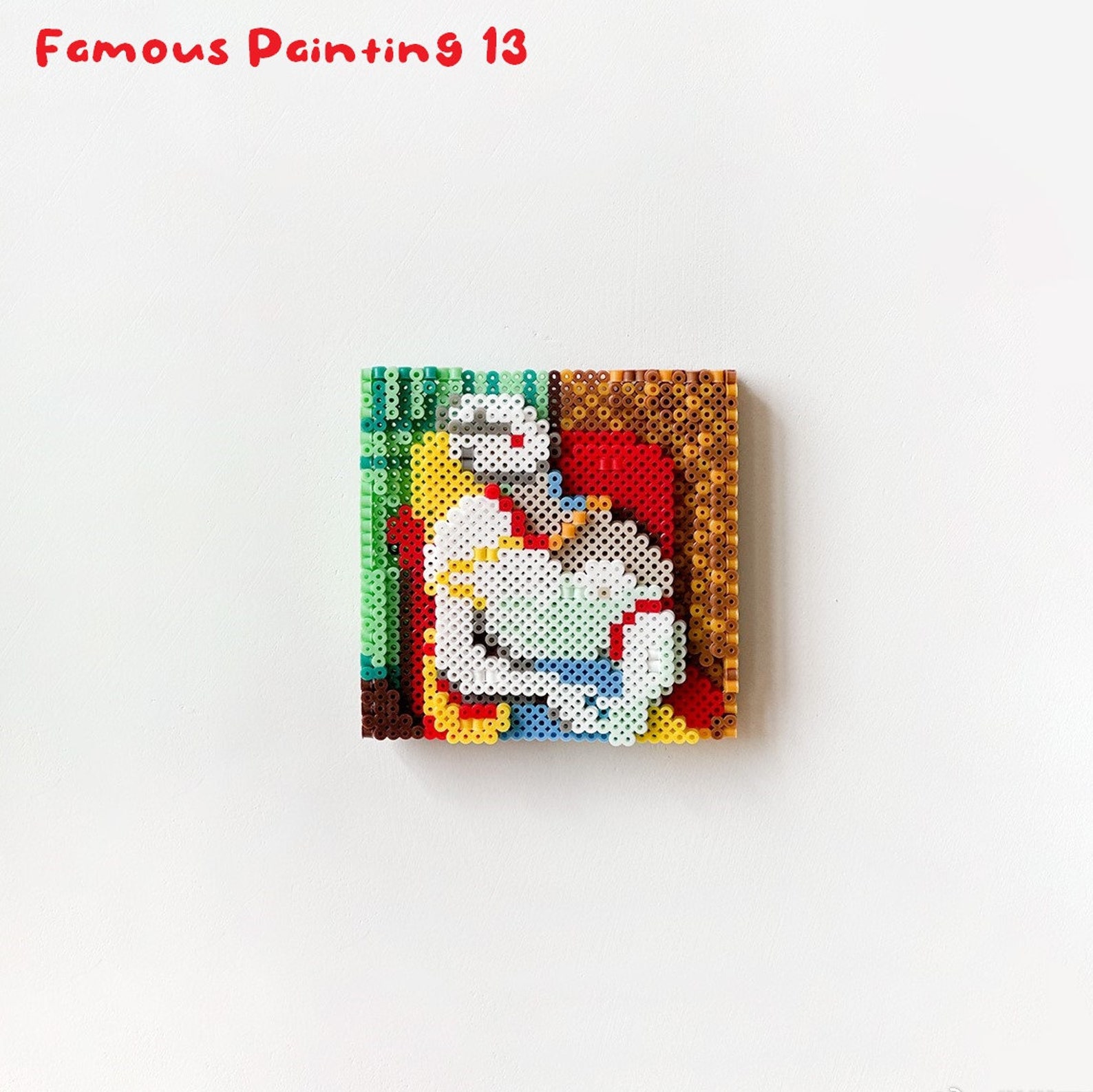 3D Perler Kit Set - Famous Painting With Tutorial (perler Beads/hama ...