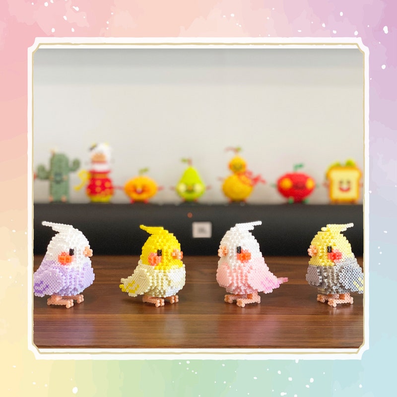 Perler Beads Birds - Etsy