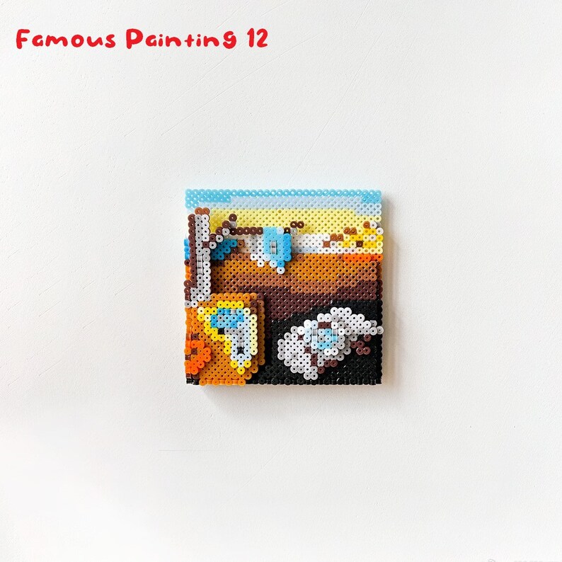 3D Perler Kit Set - Famous Painting With Tutorial (perler Beads/hama ...