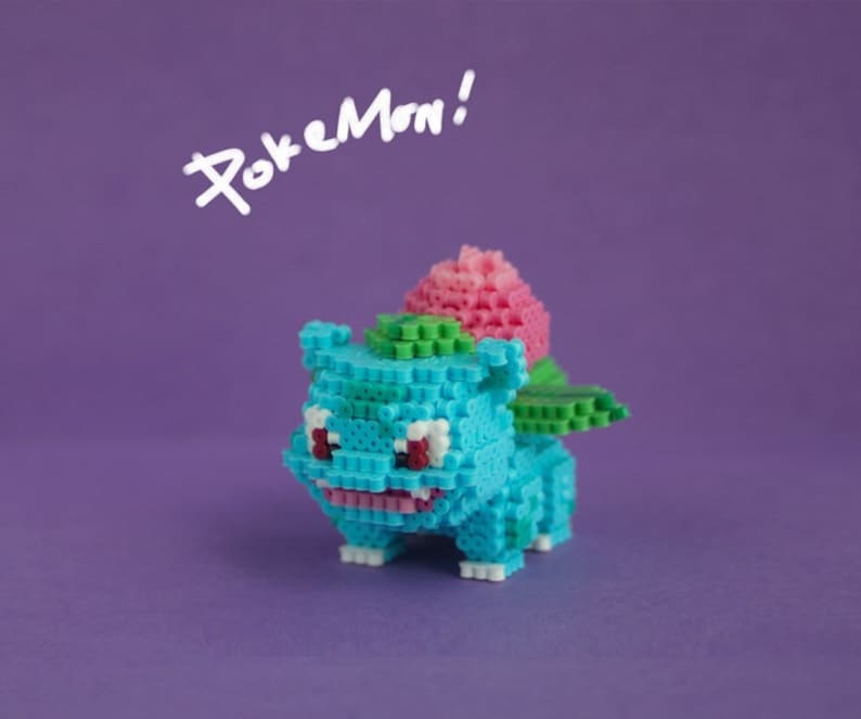 3D Perler Kit Set Pokémon With Tutorial pikachu/squirtle/bulbasaur ...