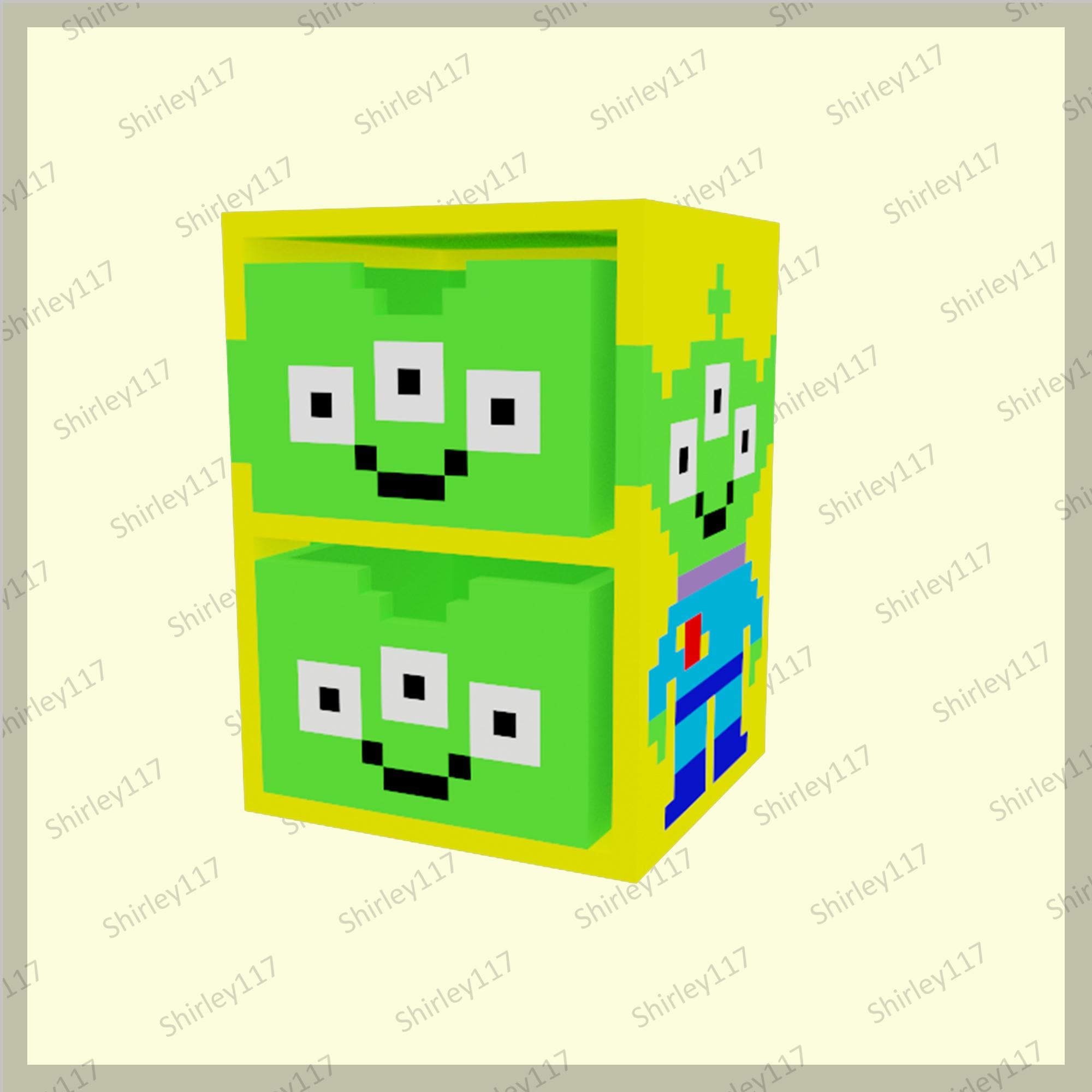 Digital Tutorial Toy Story, Little Green Man Box - Etsy