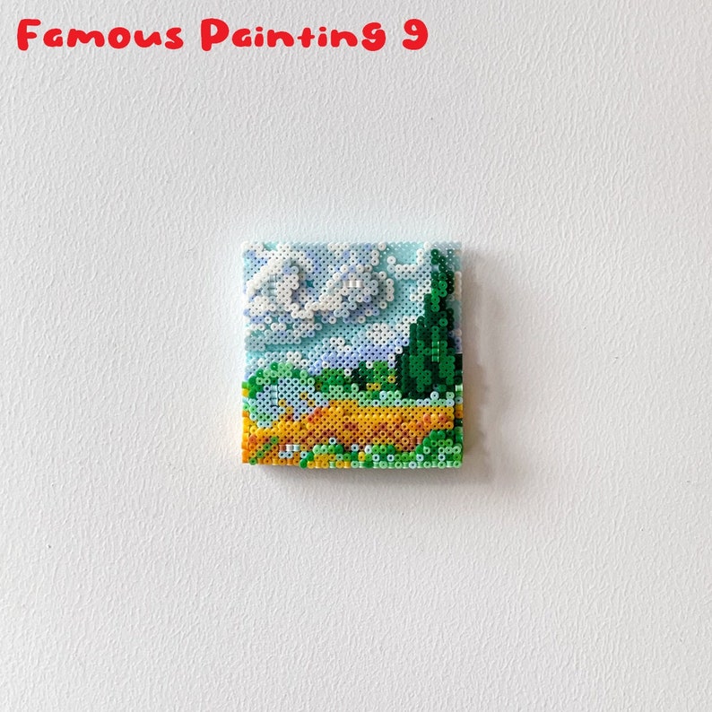 3D Perler Kit Set - Famous Painting With Tutorial (perler Beads/hama ...