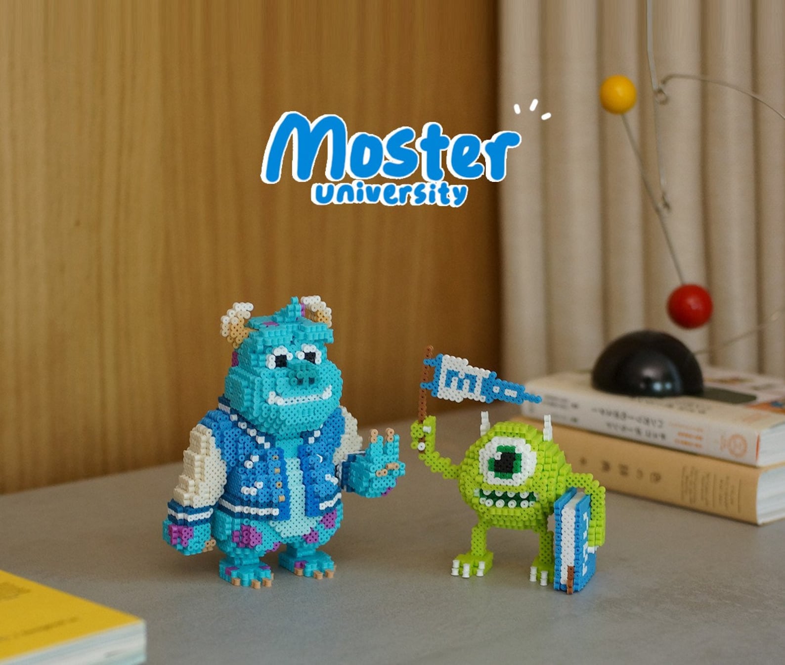 3D Perler Kit Set - Monsters University With Tutorial (mike Wazowski ...