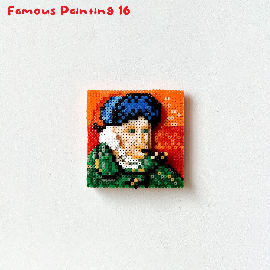 3D Perler Kit Set Famous Painting With Tutorial perler - Etsy
