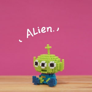 3D Perler Kit Set - Toy Story With Tutorial (alien/lotso/woody/buzz ...