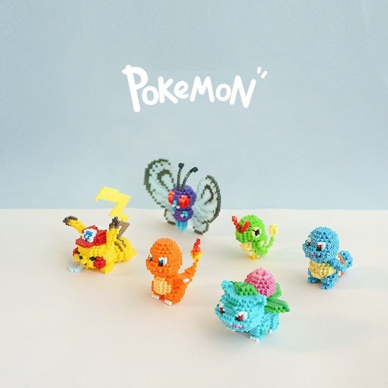 3D Perler Kit Set Pokémon With Tutorial - Etsy