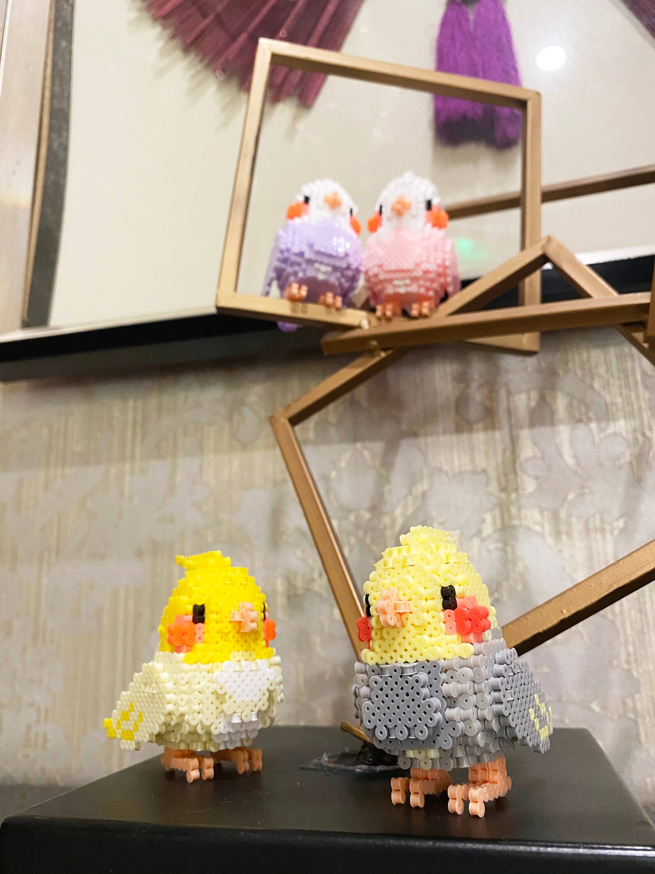3D Perler Kit Set Kawaii Cockatiel With Tutorial perler Beads/hama ...