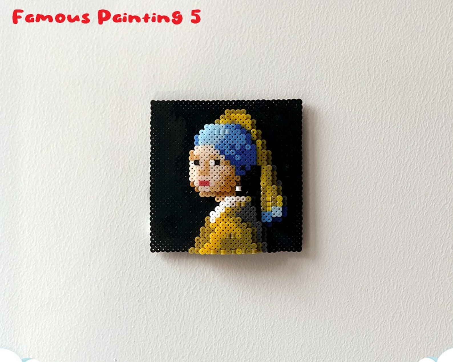 3D Perler Kit Set - Famous Painting With Tutorial (perler Beads/hama ...