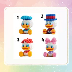 3D Perler Kit Set Donald Duck With Tutorial perler Beads/hama Beads ...