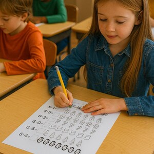 Holiday Subtraction Worksheet | Christmas Math Printable for Elementary ...