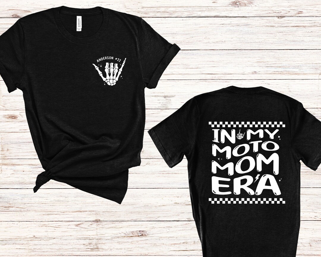 Personalized Race Mom Era Shirt, Motocross Mom Tshirt, Checkered ...