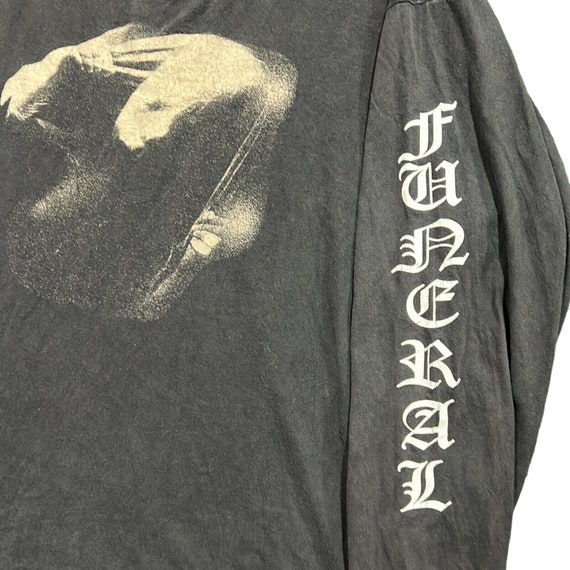 Vintage 90s Caustic Funeral Death Metal Band T Shirt … - Gem