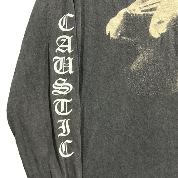 Vintage 90s Caustic Funeral Death Metal Band T Shirt … - Gem