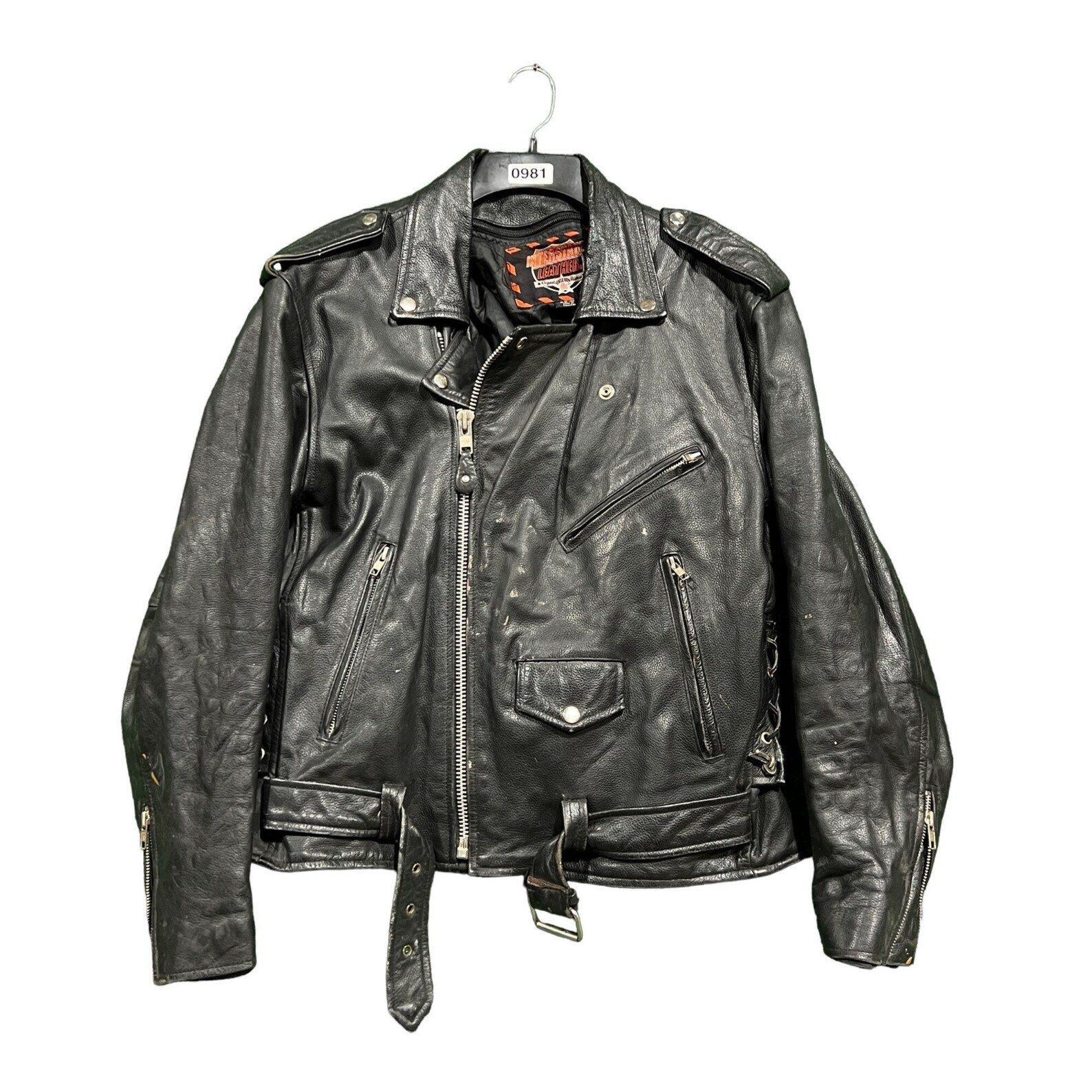 Vintage Interstate Leather Jacket Size Medium - Etsy