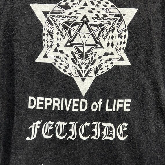 Vintage 90s Caustic Funeral Death Metal Band T Shirt … - Gem