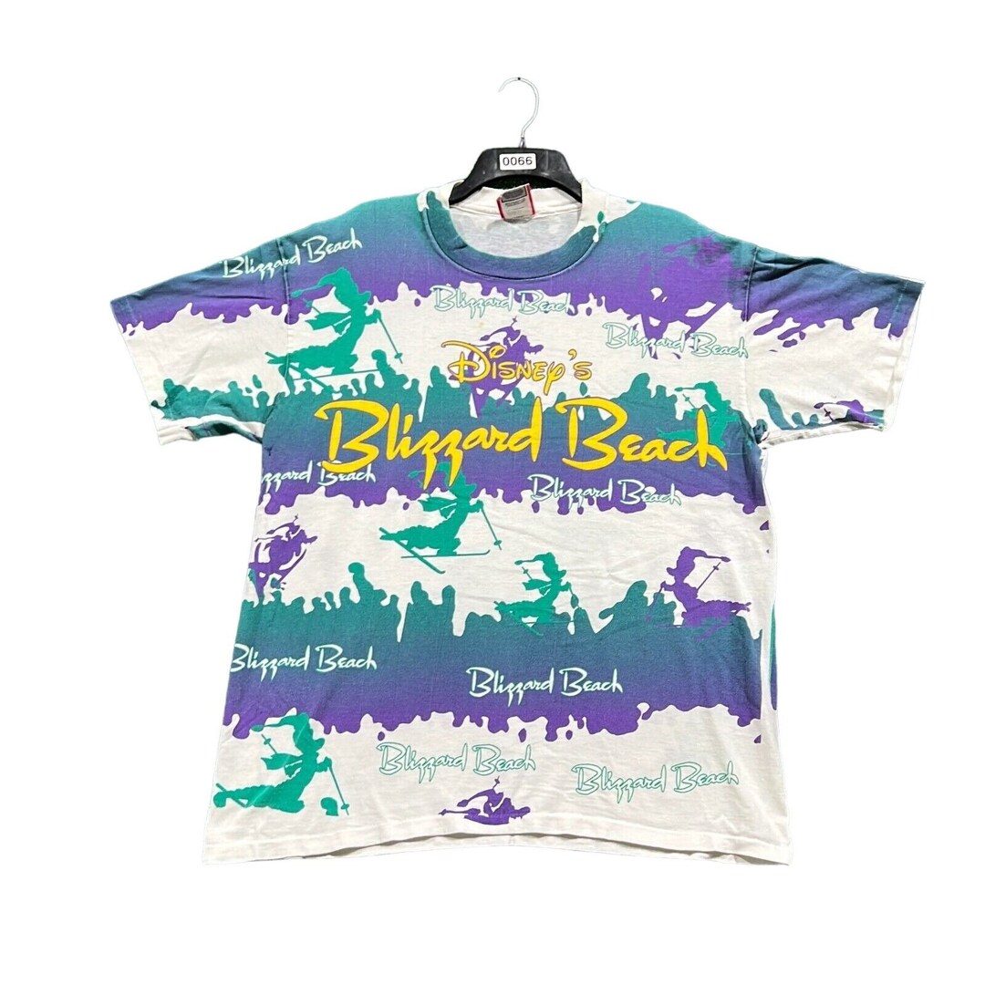 Vintage Disney Designs Blizzard Beach Short Sleeve Crew Neck - Etsy
