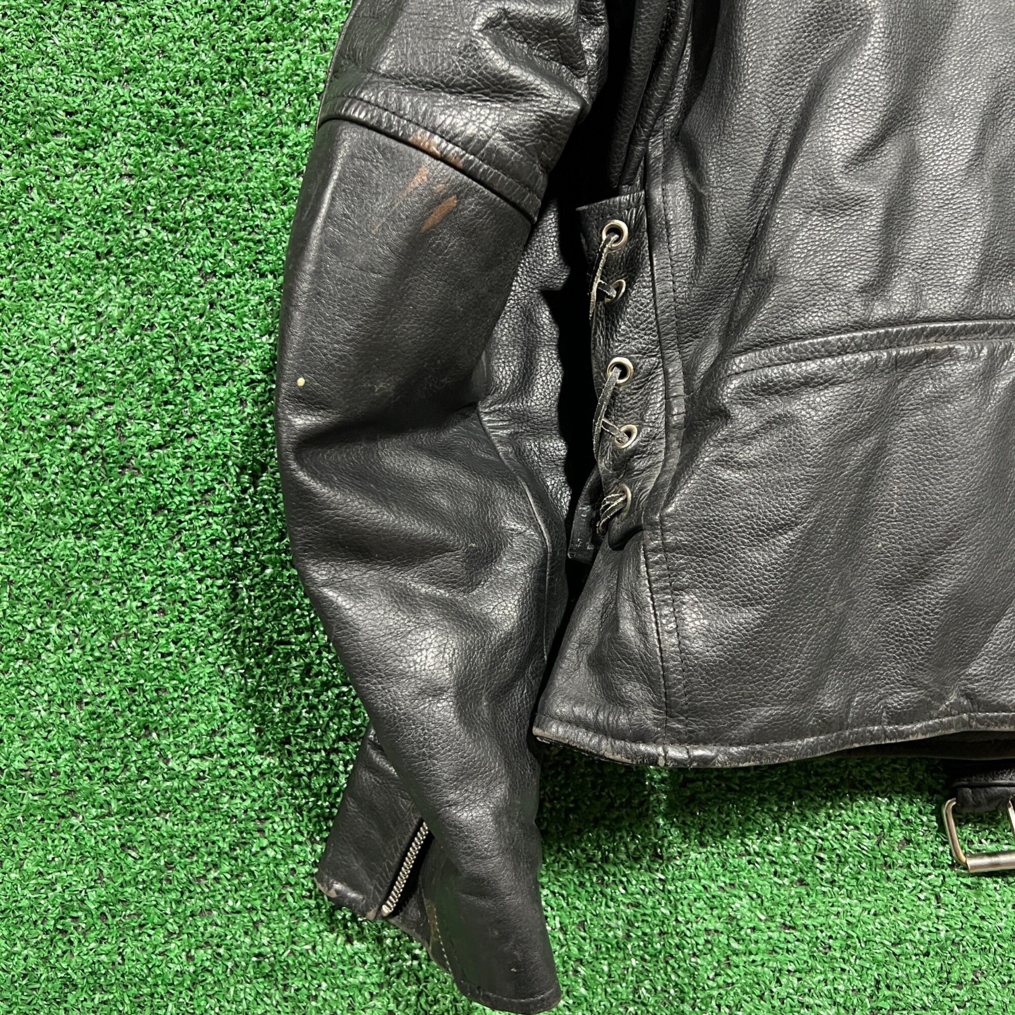 Vintage Interstate Leather Jacket Size Medium - Etsy