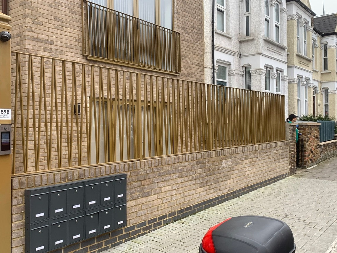 Low Wall Metal Railing Made to Order Only UK | Etsy UK