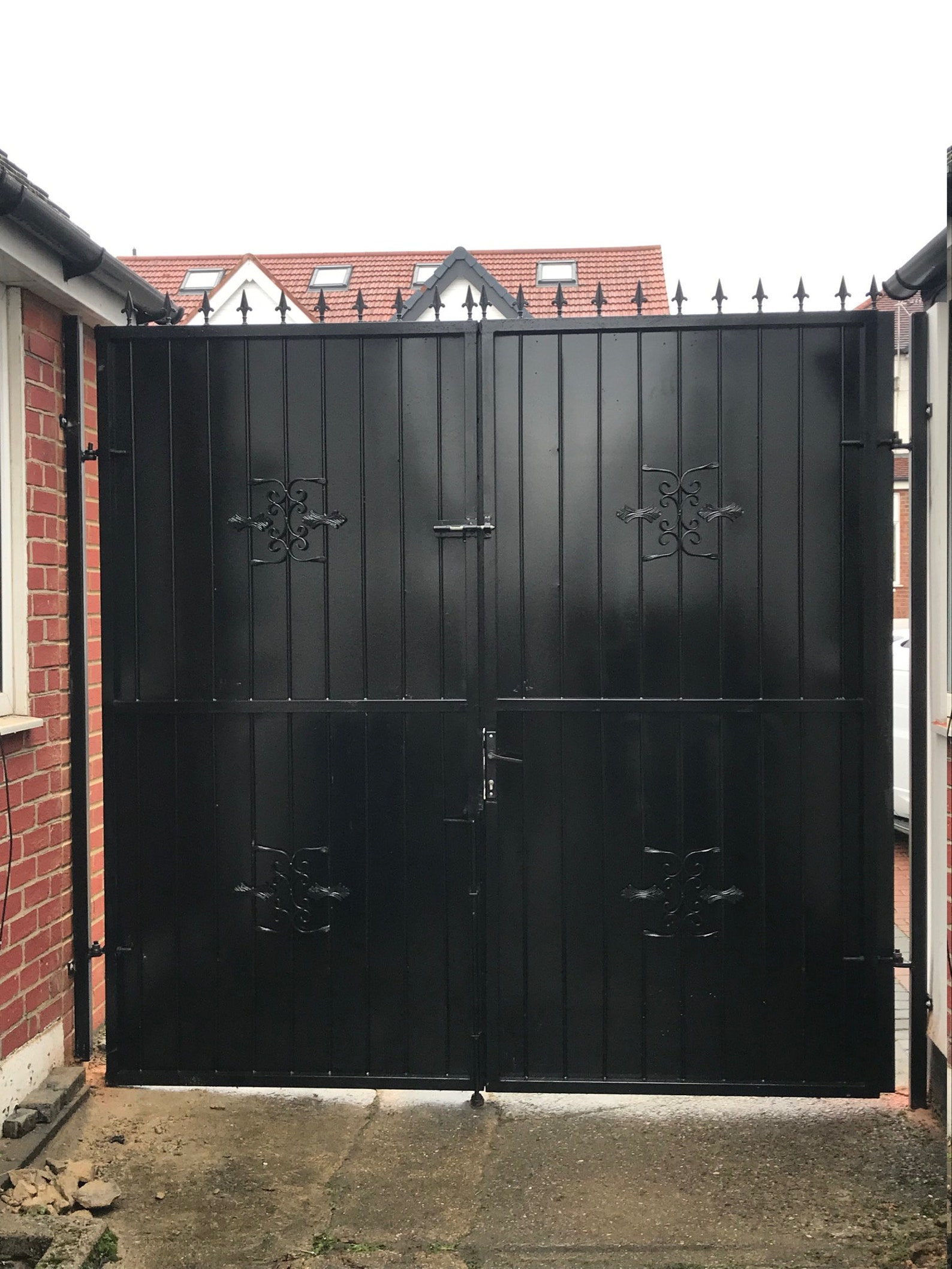Driveway Metal Gate , Double Sided , Sliding Gate , Made to Order - Etsy UK