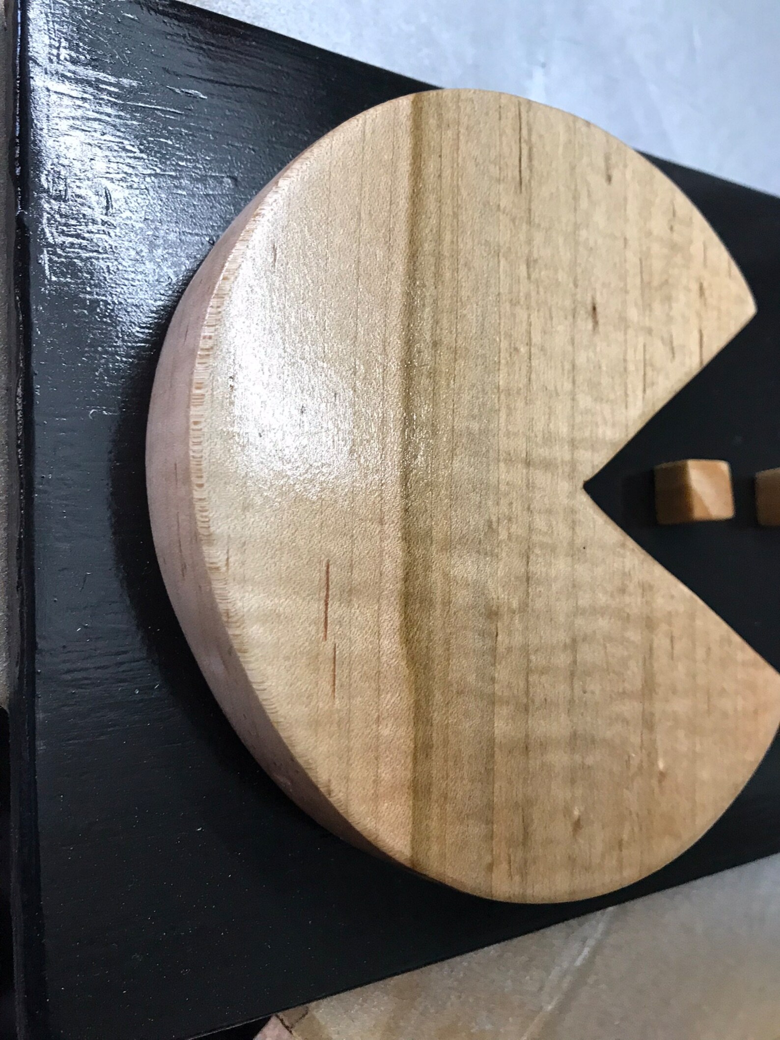 PACMAN, Handmade Wooden Sign/display - A Must for Any Retro Gamer ...