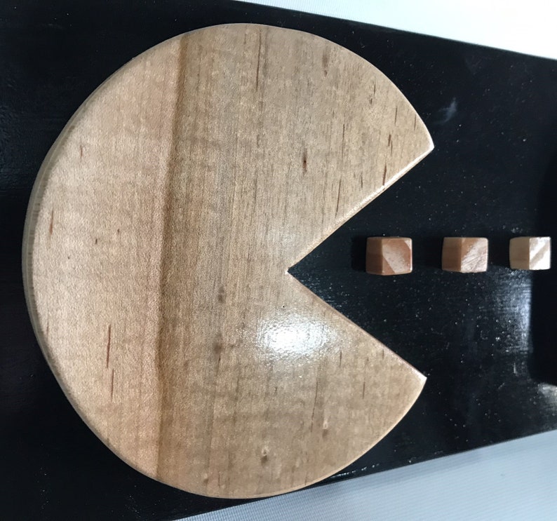 PACMAN, Handmade Wooden Sign/display - A Must for Any Retro Gamer ...