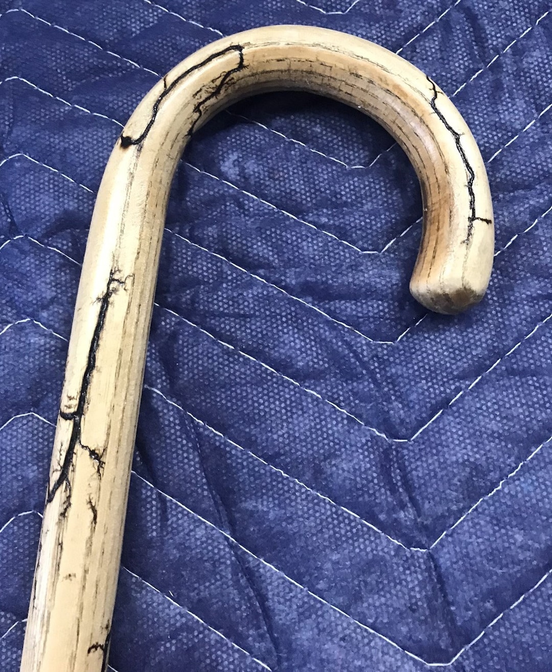 Amazing Unique Bent Wood Walking Stick Lichtenburg - Etsy