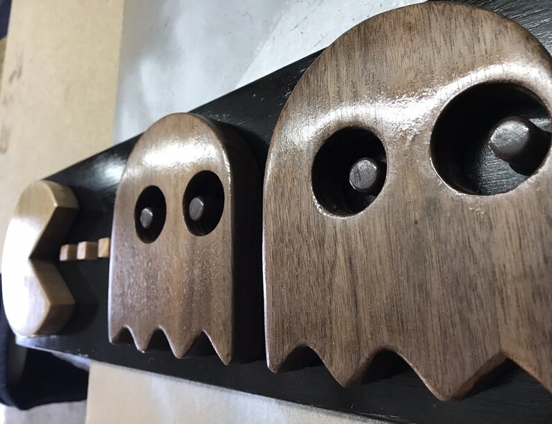 PACMAN, Handmade Wooden Sign/display - A Must for Any Retro Gamer ...