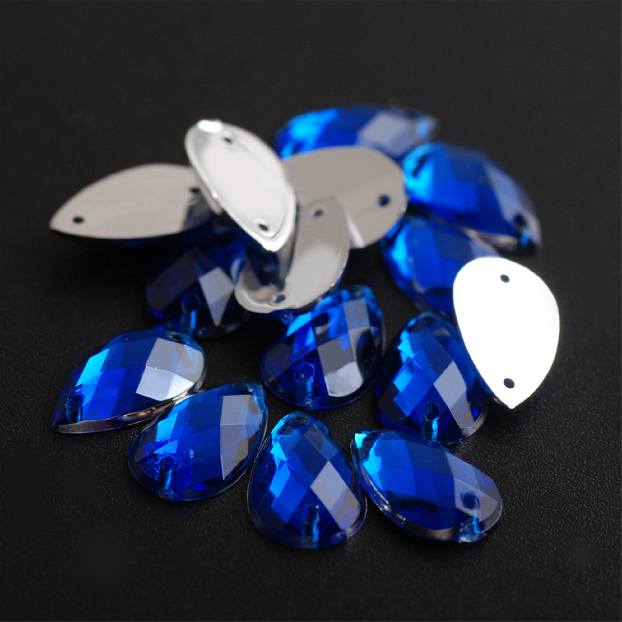 200 Pcs/813mm Teardrop Raindrop Shape Acrylic Sewing Colorful | Etsy