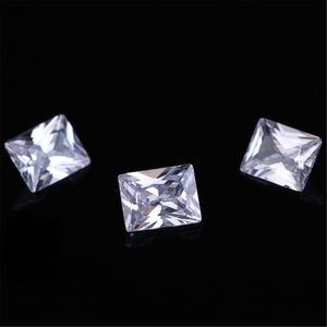 Hisenlee Rectangle Shape Top Quality Clear Crystal Color Stone ...
