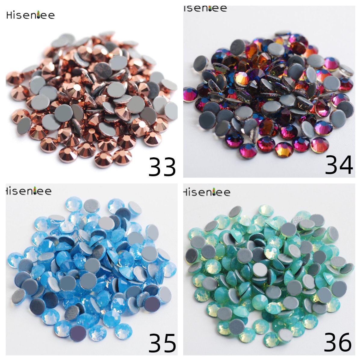 14400PCS Wholesale High Quality Hotfix Bulk Rhinestone，ss3-ss30 Round ...