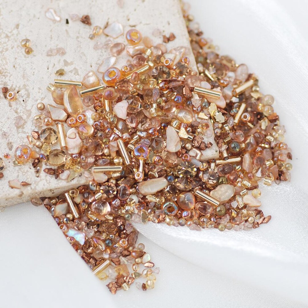 30g Multi Color Flash Irregular Shape Crystal Gem Multi Product Mix ...