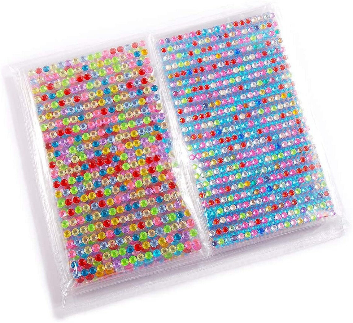 Bulk Pack Rhinestone Gems Self Adhesive Jewels Rhinestones Stickers ...