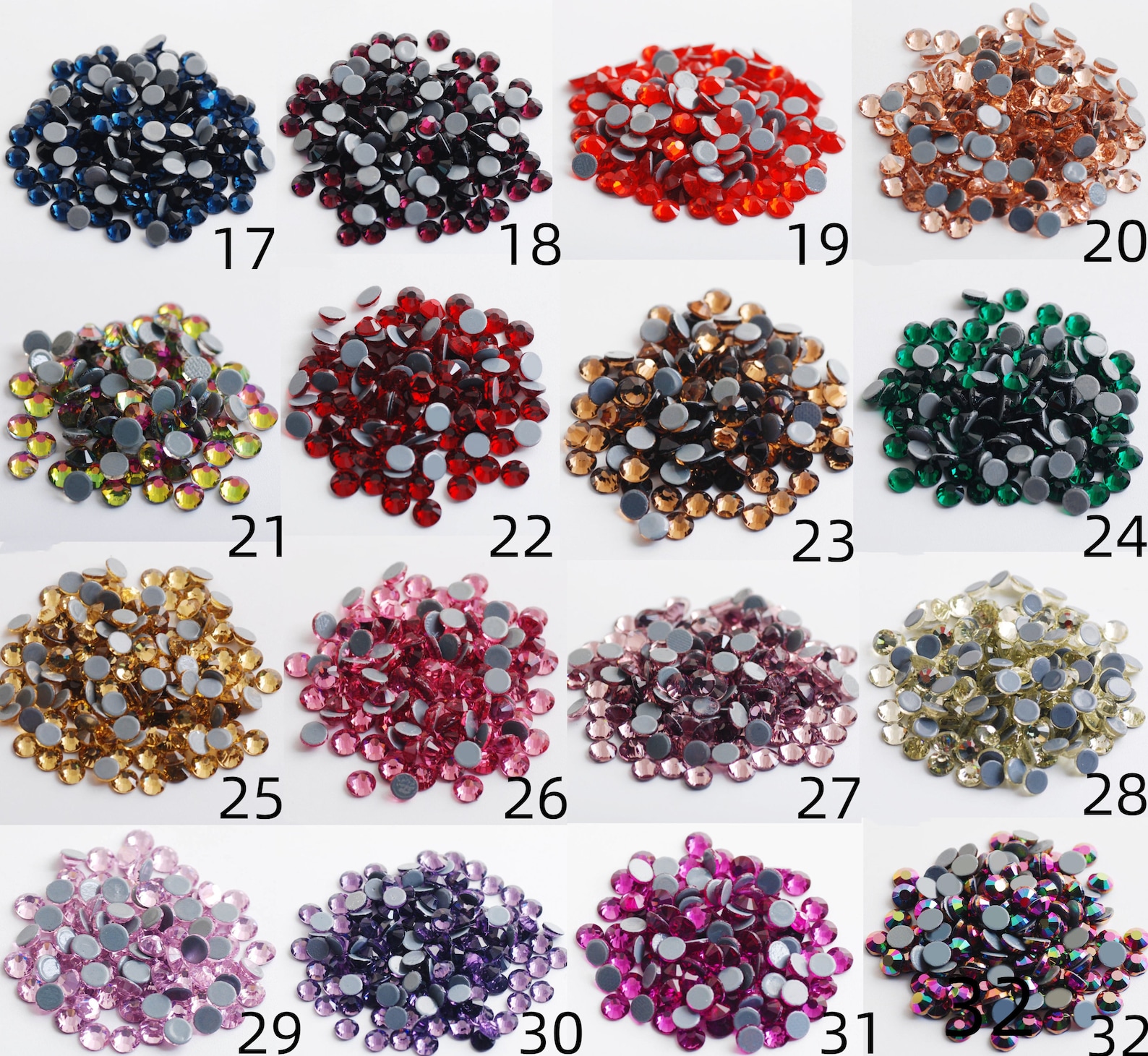 14400PCS Wholesale High Quality Hotfix Bulk Rhinestone，ss3-ss30 Round ...