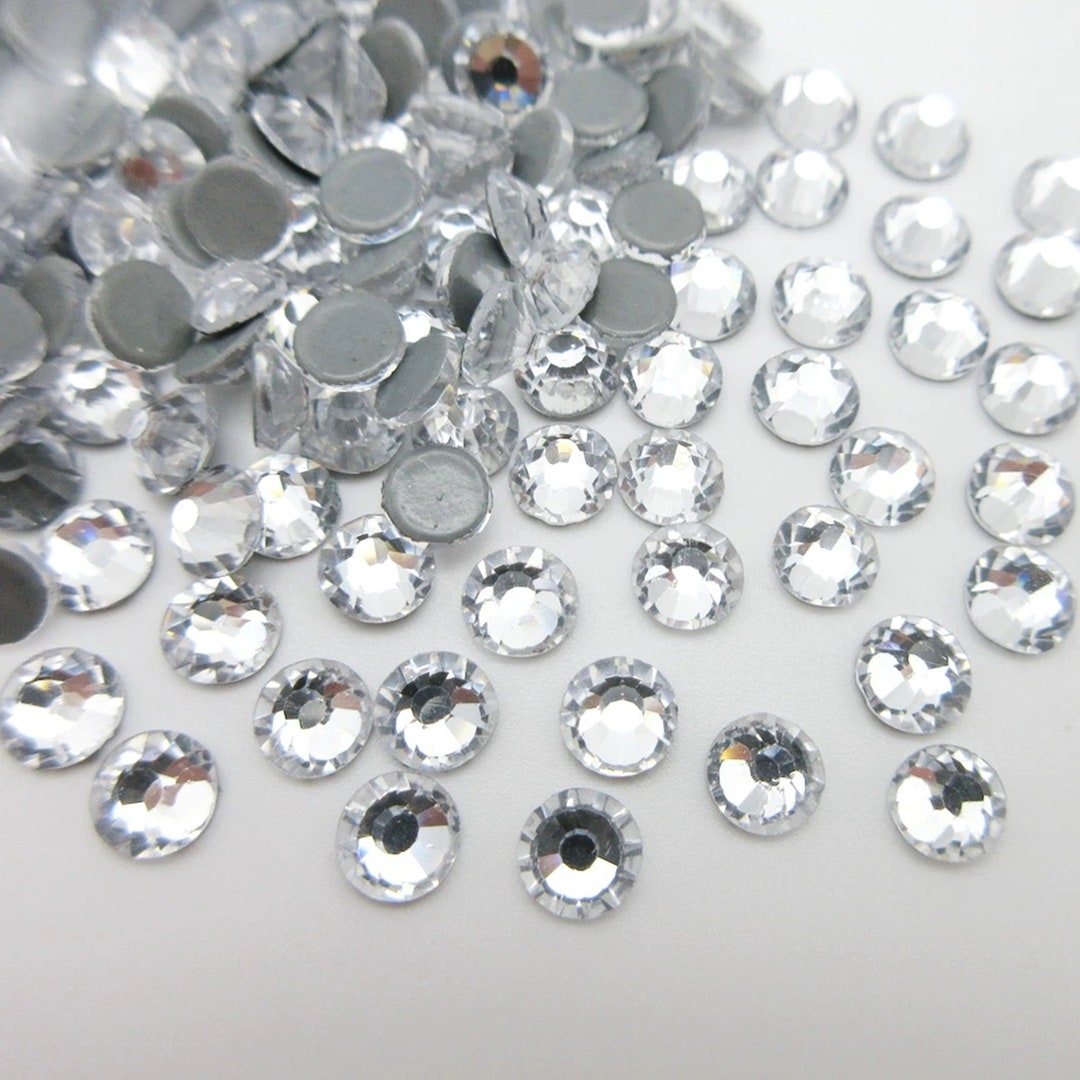 Wholesale All Sizes Hotfix Rhinestones Clear Crystal AB Round - Etsy