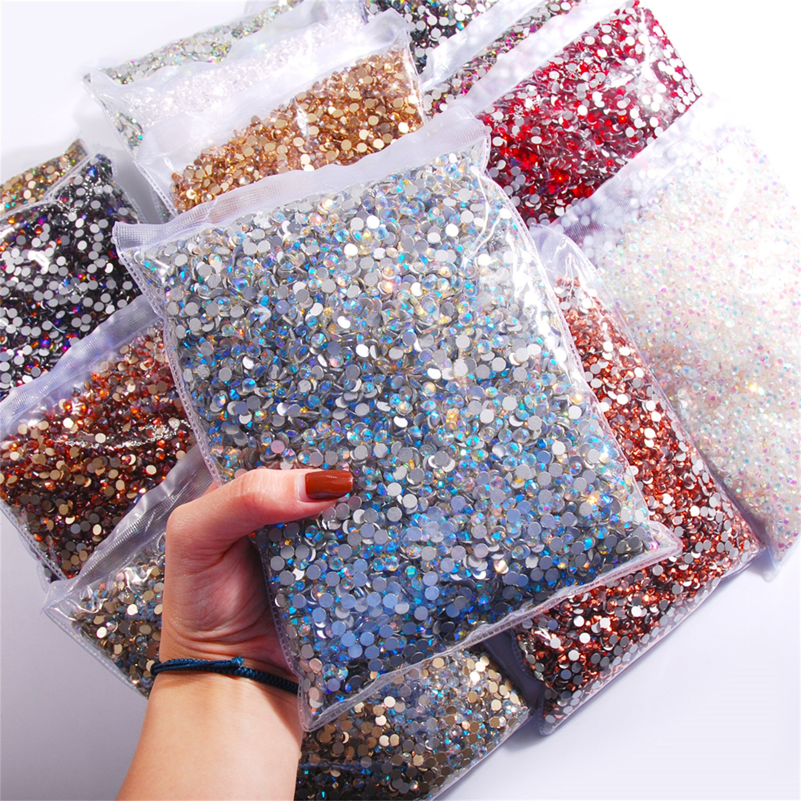 14400pcs/bulk Package Wholesale High Quality Non Hot Fix - Etsy