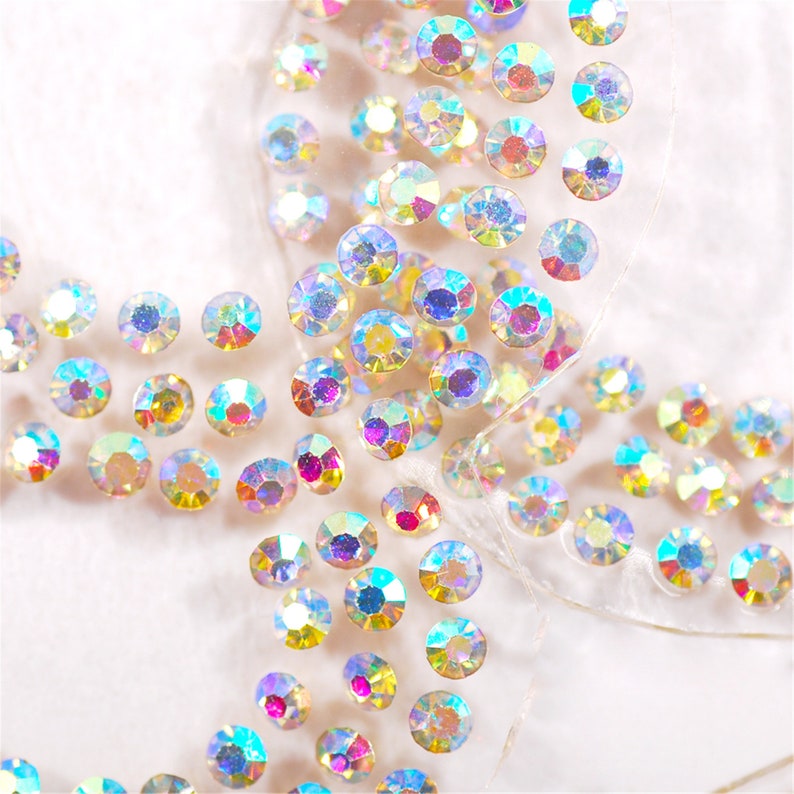 0-10/set Number Letter Rhinestone Patches 45mm Hotfix Crystal Glass ...