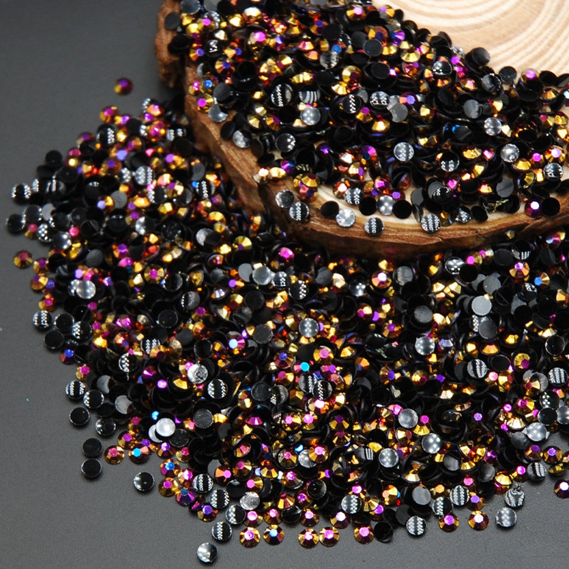 3MM 5000pcs Crystal Clear Jelly AB Color Nail Art Resin - Etsy