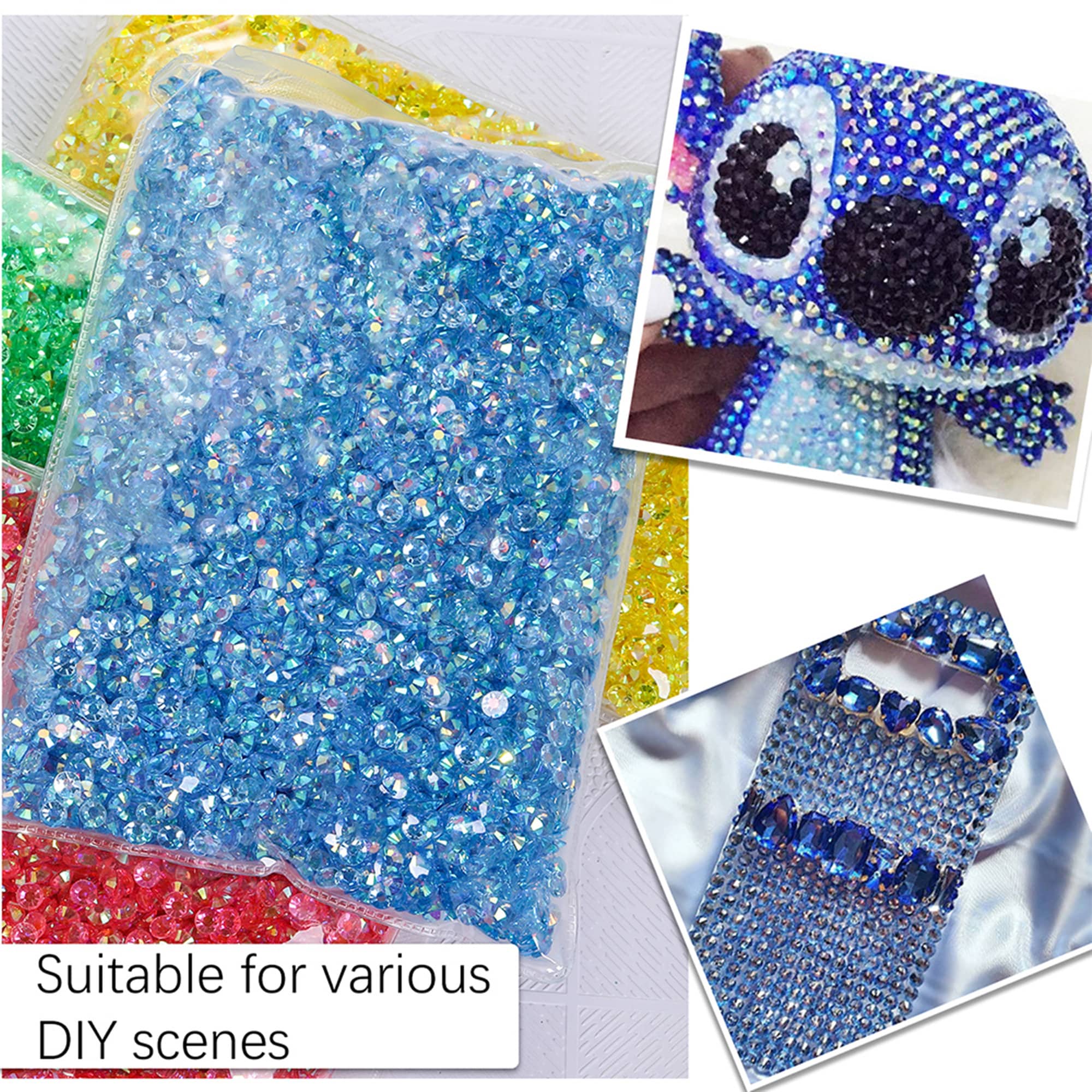 Transparent AB Jelly Resin Rhinestones Bulk 10000pcs 2mm 3mm - Etsy