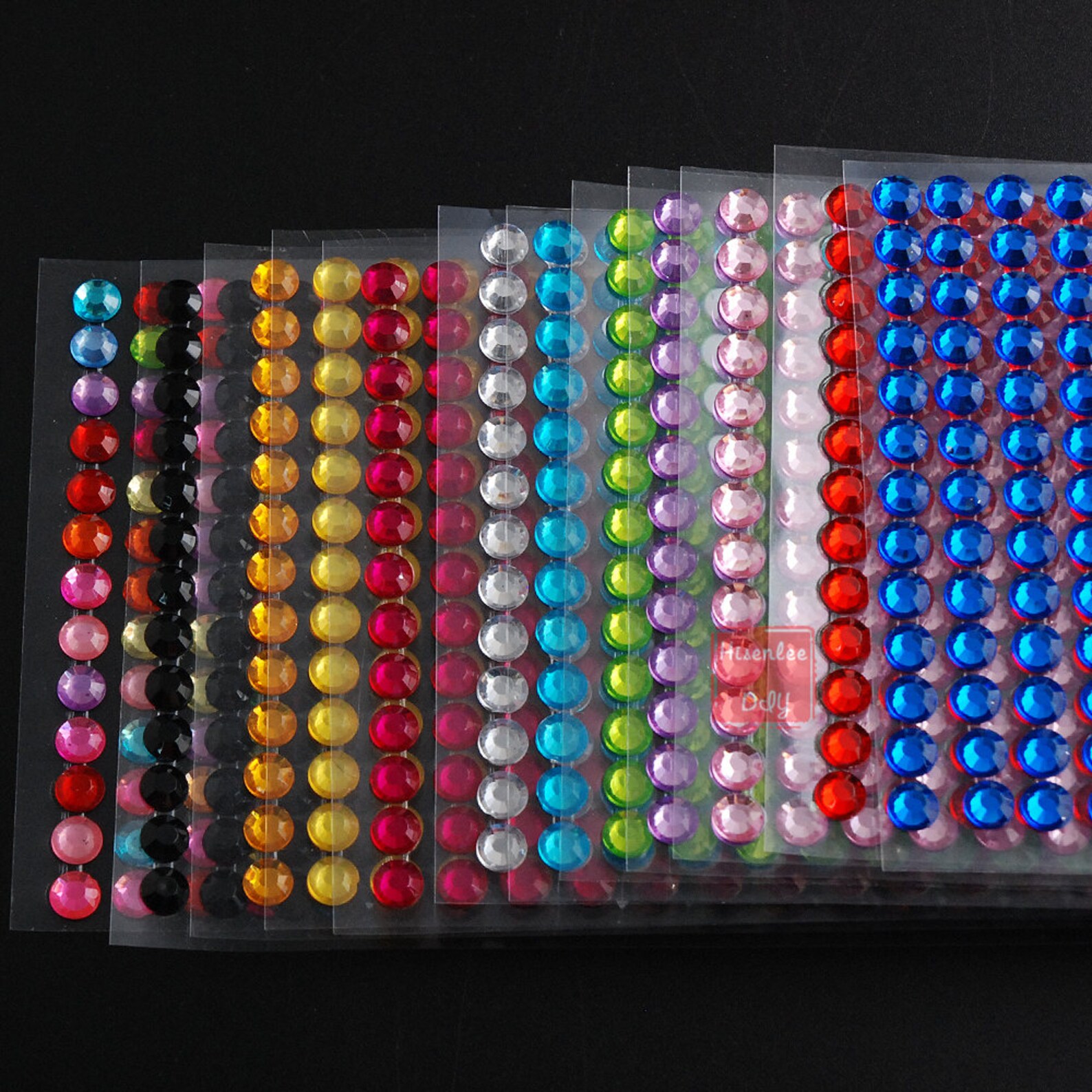 5mm 352pcs/sheet Rhinestone Stickers Stick Crystal Self | Etsy