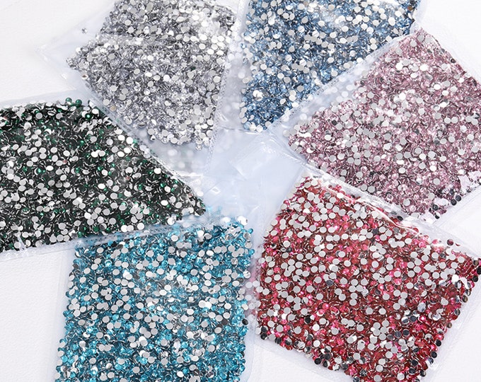 14400PCS Wholesale High Quality Hotfix Bulk Rhinestone，ss3-ss30 Round ...