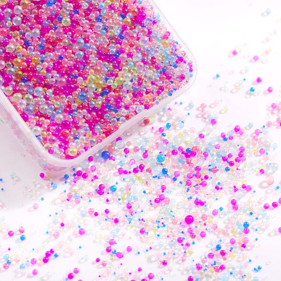 14 Colors 100g/box Glitter Tiny Decorative Beads 1-3mm Mixed | Etsy