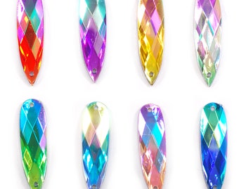 Hisenlee High Quality 12 Kinds AB Colors 10mm Acrylic Crystal - Etsy