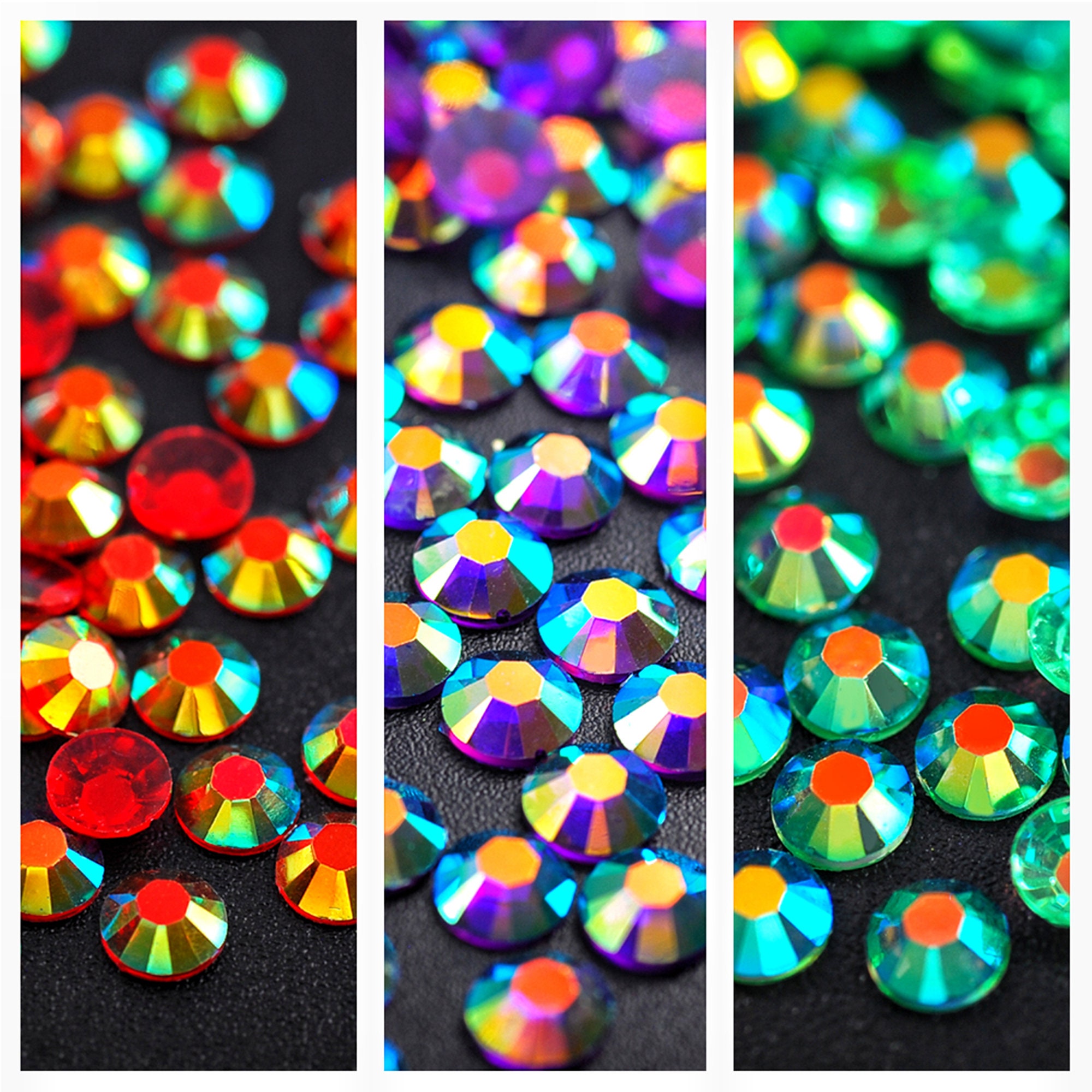 Transparent AB Jelly Resin Rhinestones Bulk 10000pcs 2mm 3mm - Etsy