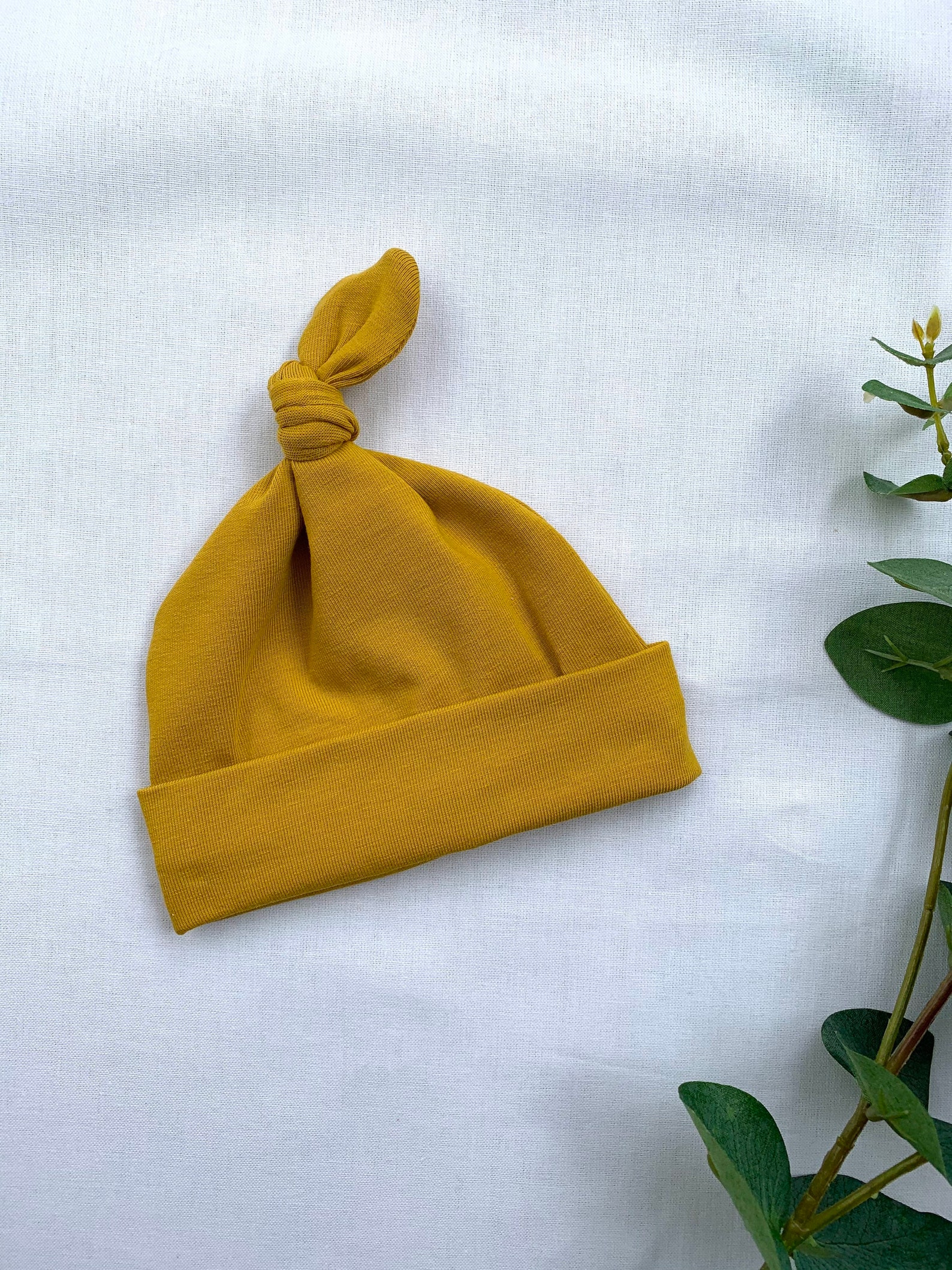 Baby Knot Hat Knot Hat Plain Colour Baby Hat Matching Hat Newborn Hat ...